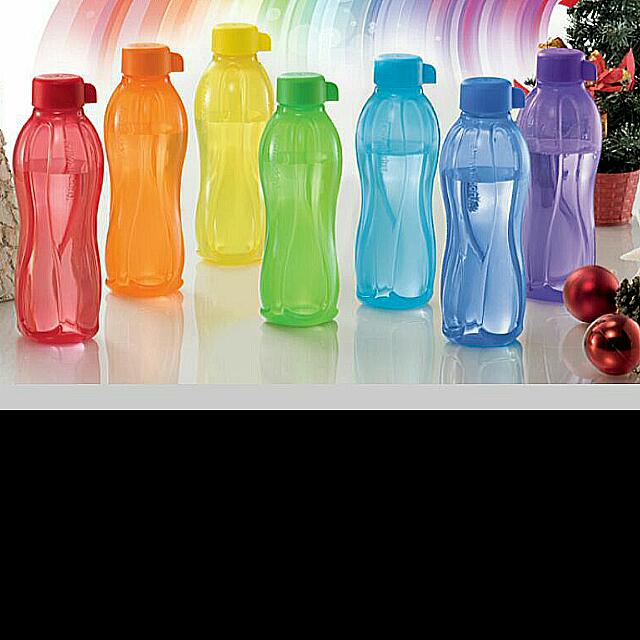 Tupperware - Rainbow Eco Bottle 500ml, TV & Home Appliances, Kitchen ...
