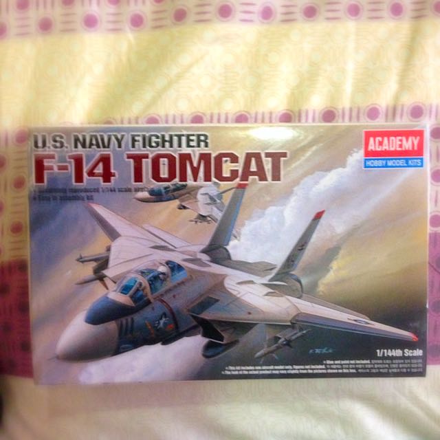1/144 Academy F-14 Tomcat Naval Fighter Hobby Kit, Hobbies & Toys, Toys ...