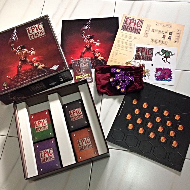 Epic Death Board Game, Hobbies & Toys, Toys & Games on Carousell