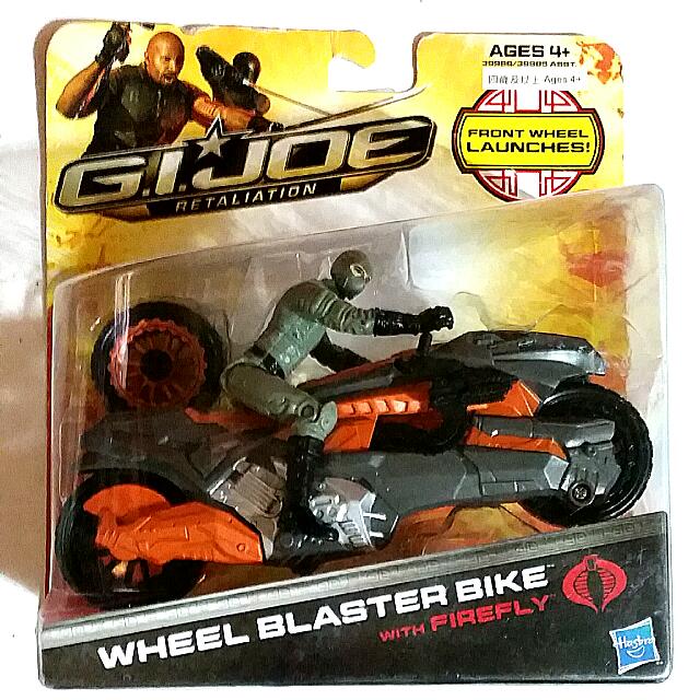 GI Joe Retaliation Wheel Blaster Bike With Firefly, Hobbies & Toys ...