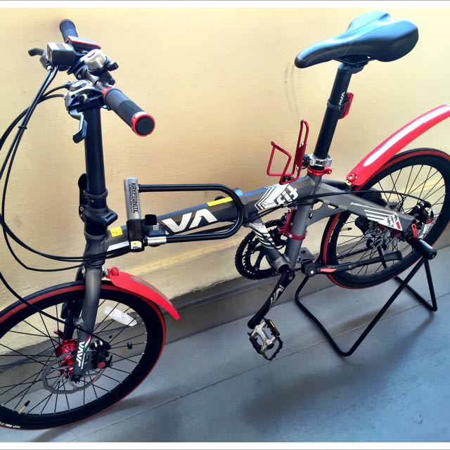 Java Fit Titanium 16 Speed Folding Bike, Sports Equipment, Bicycles ...