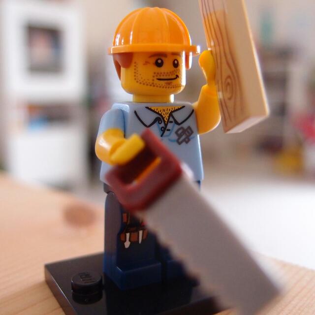 Lego Minifig Carpenter From Series 13, Hobbies & Toys, Toys & Games on ...