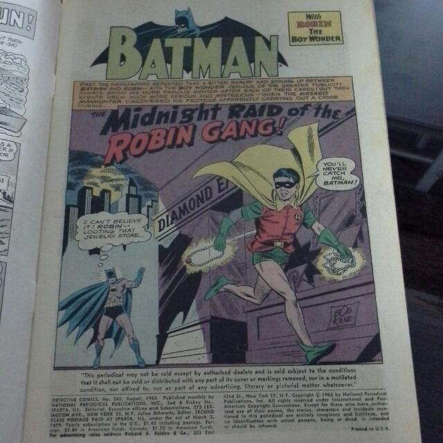 Detective Comics #342 (August 1965), Hobbies & Toys, Books & Magazines ...