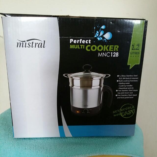 BNIB Mistral Electric Multi Cooker MNC 128 1.2L Pot, TV & Home ...