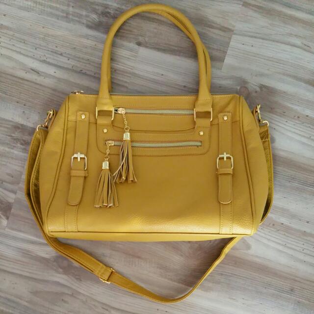 Mustard Bag, Women's Fashion, Bags & Wallets, Cross-body Bags on Carousell