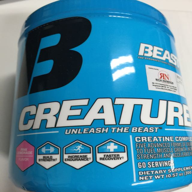Beast Creature Creatine Complex, Health & Nutrition, Health Supplements, Sports & Fitness ...