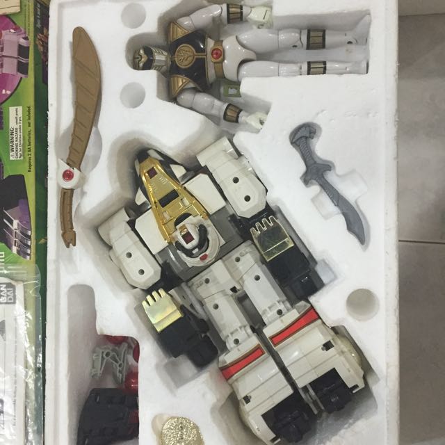 Power Ranger White Tigerzord & Dragonzord & Titanus As Set, Hobbies ...