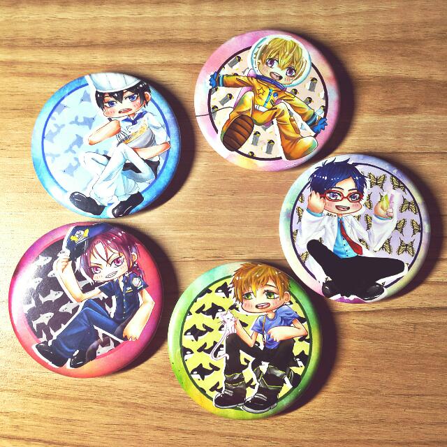 Free!! Future Fish Badges, Hobbies & Toys, Memorabilia & Collectibles ...