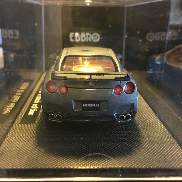 Nissan GTR R35 Black Edition 1/43 Scale Ebbro Model, Hobbies & Toys ...