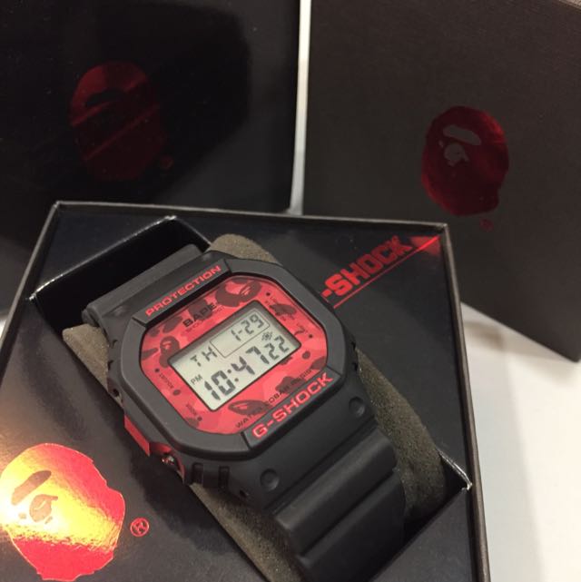 Casio X Bape, Luxury, Watches on Carousell