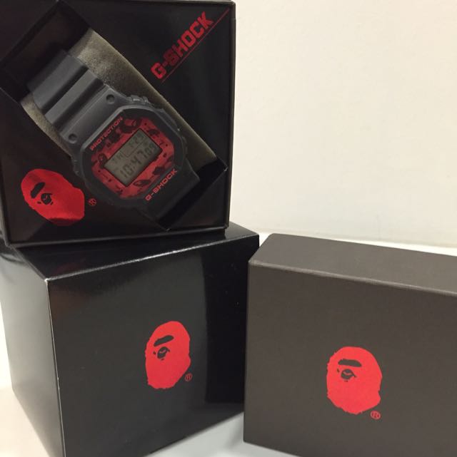 Casio X Bape, Luxury, Watches on Carousell