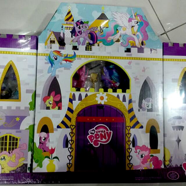 My Little Pony Exclusive Deluxe Playset Canterlot Castle(PRINCESS LUNA ...