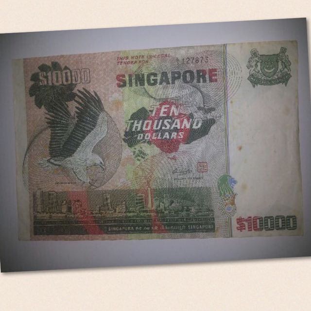 Singapore 1976 $10000 Note, Hobbies & Toys, Memorabilia & Collectibles ...