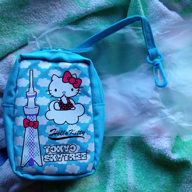 Hello Kitty x Skytree Pouch, Hobbies & Toys, Toys & Games on Carousell