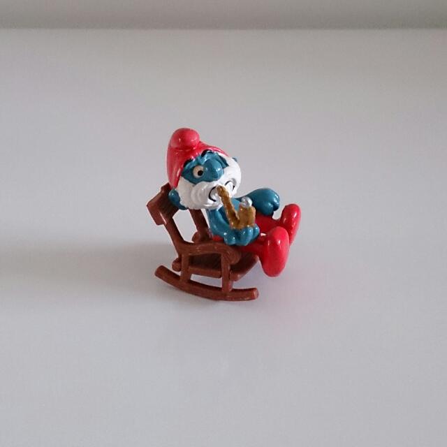 Buy 1 Get 1 Free*! Papa Smurf On Rocking Chair, Hobbies & Toys, Toys ...