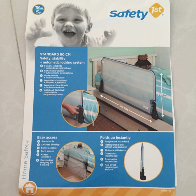 Safety 1st Bed guard, Babies & Kids, Baby Nursery & Kids Furniture, Bed ...