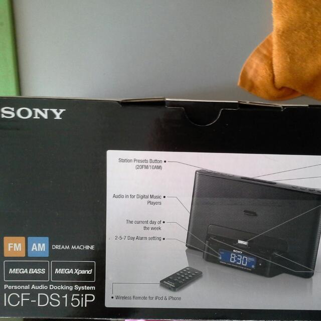 Sony ICF-DS15iP (New), Everything Else on Carousell
