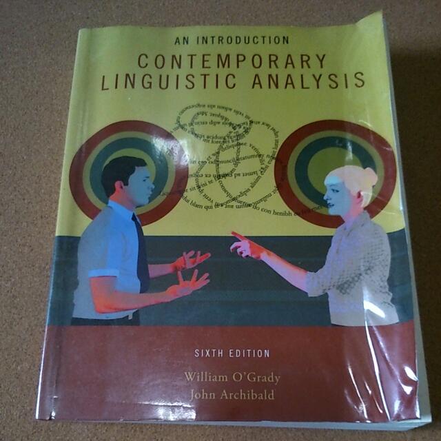 Contemporary Linguistic Analysis 6th Edition Hobbies And Toys Books