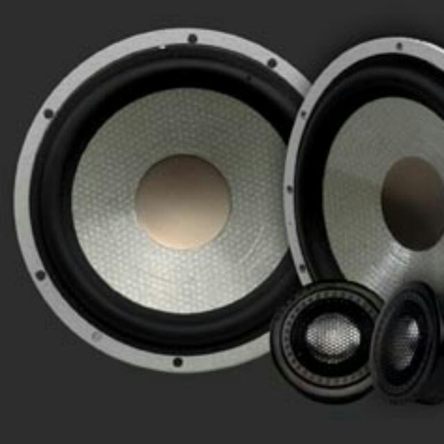 Diamond Audio S600s-07 6-1/2" HEX Series Component Speakers System ...