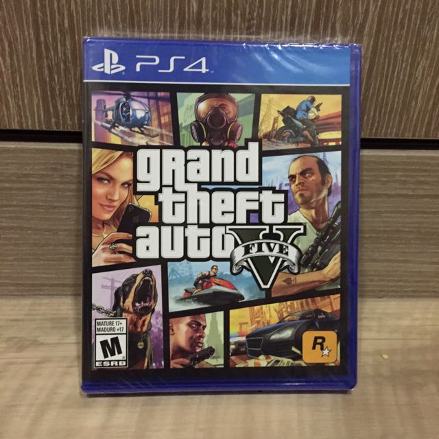 Grand Theft Auto V PS4 Brand NEW, Hobbies & Toys, Toys & Games on Carousell
