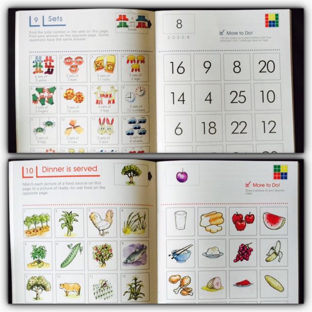 GROLIER "Fun Thinkers" Match-Frame Activity Books, Hobbies & Toys ...