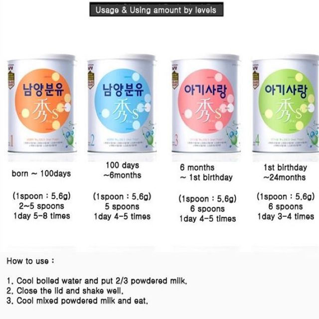 Namyang Baby Love Infant Formula Milk 2, Babies & Kids, Nursing ...