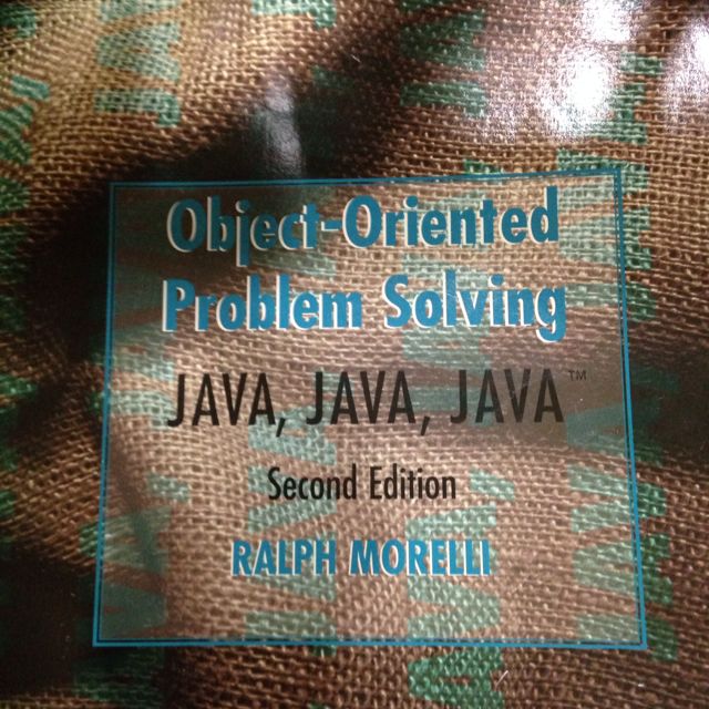 Object Oriented Problem Solving Java Hobbies And Toys Books And Magazines Assessment Books On