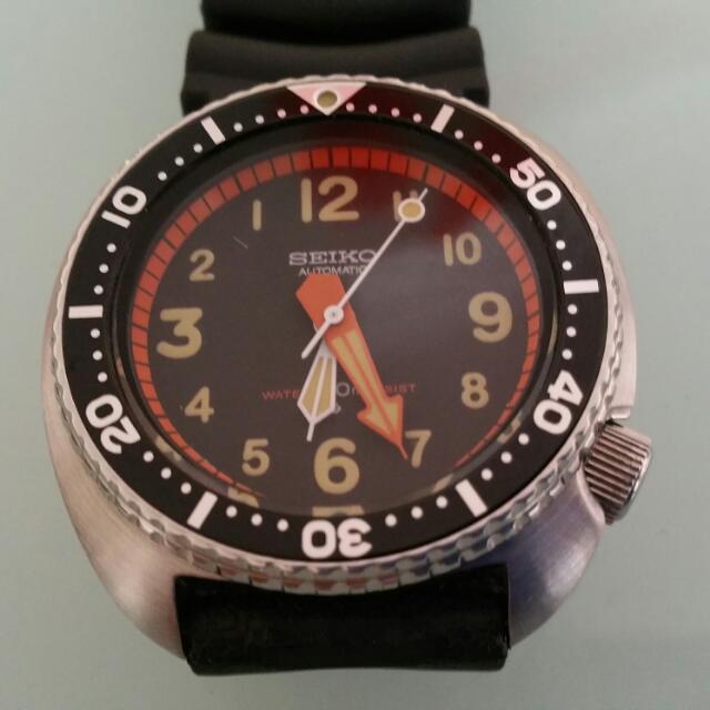 Seiko turtle diver automatic watch 6309-7040 Reverse movement, Hobbies ...