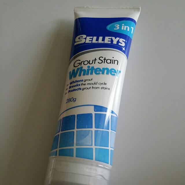 Selleys Grout Stain whitener, Furniture & Home Living, Bathroom ...