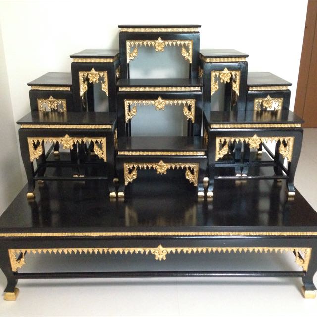 Thai Altar Set, Hobbies & Toys, Memorabilia & Collectibles, Religious ...