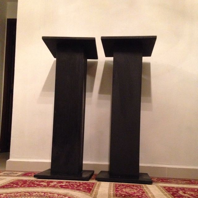 Custom Made Monitor Stand - Matt Black, TV & Home Appliances, TV ...