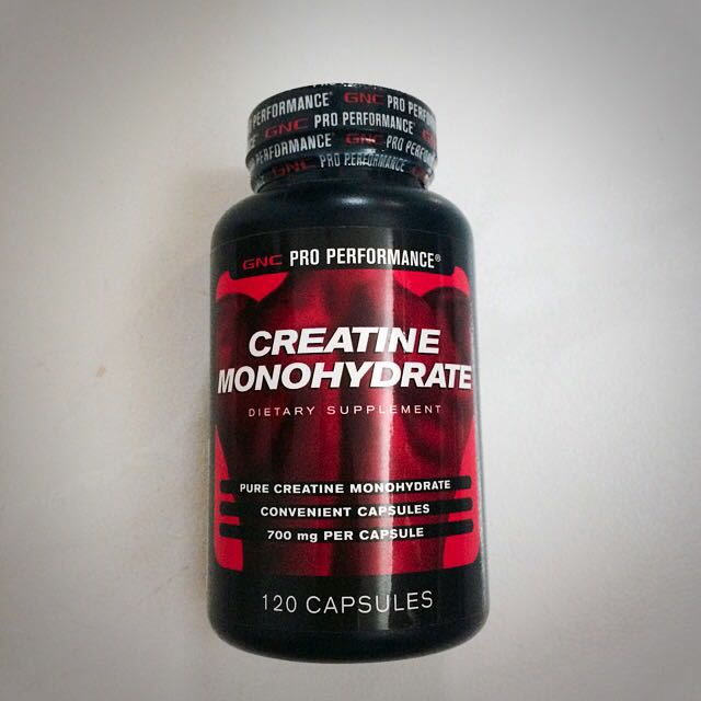 GNC Pro Performance Creatine Monohydrate 120 Capsules, Health ...