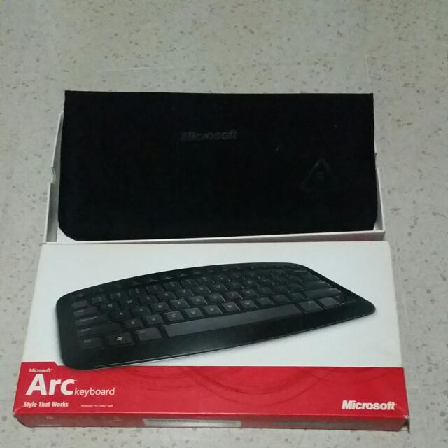 Microsoft Arc Keyboard, Computers & Tech, Parts & Accessories, Cables ...