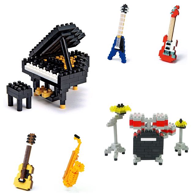 PO Nanoblock Mini Collection Series: Instruments, Bulletin Board, Preorders on Carousell