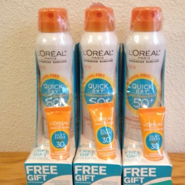 New! Loreal Sunblock Spray, Beauty & Personal Care on Carousell