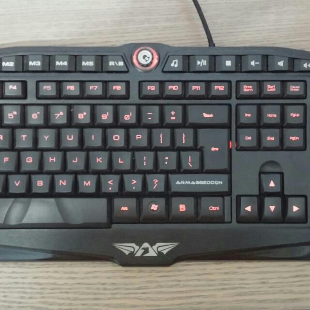 Armageddon Kai 3 Gaming Keyboard(used) , Computers & Tech, Parts ...