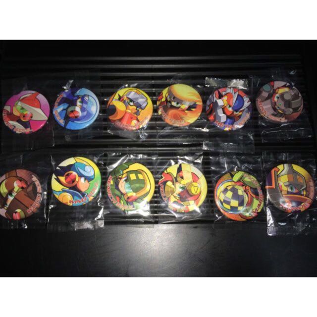 Set #2 Mega Man Battle Network Tin Badges, Hobbies & Toys, Toys & Games ...