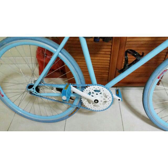 Sky Blue Fixie Bike!!, Sports Equipment, Bicycles & Parts, Bicycles on ...
