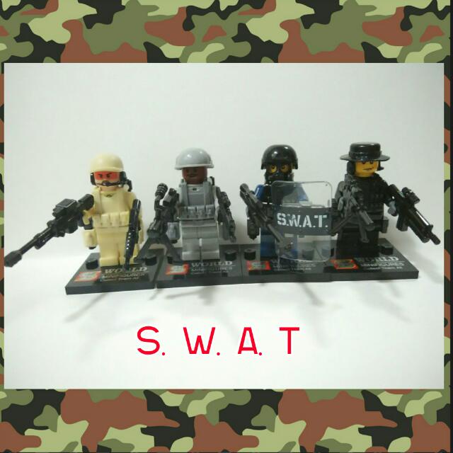 SWAT MINIFIGURES, Toys & Games on Carousell