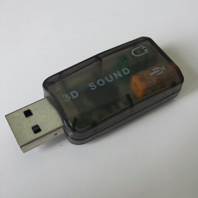 3D Sound Card USB Adapter, Computers & Tech, Parts & Accessories ...