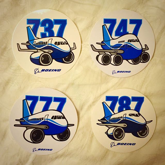Boeing Pudgy Type Stickers, Computers & Tech, Parts & Accessories ...