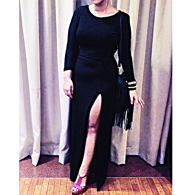 NewLook split dress, Women's Fashion, Dresses & Sets, Dresses on Carousell