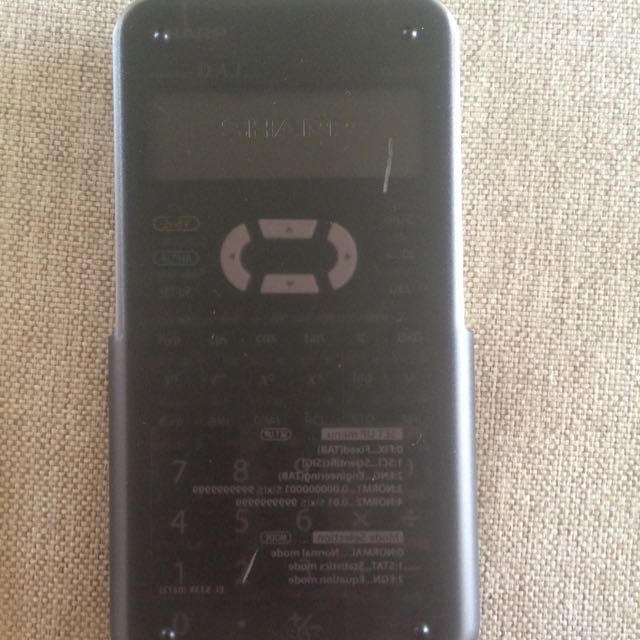 Sharp EL-533x Calculator, Hobbies & Toys, Books & Magazines, Textbooks ...