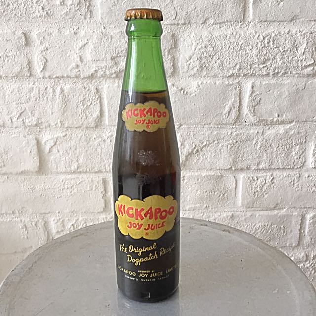 Vintage Kickapoo Soft Drink Bottle, Food & Drinks, Alcoholic Beverages ...