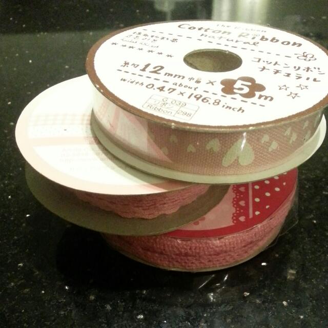 New Craft Ribbons Set, Hobbies & Toys, Stationery & Craft, Craft ...