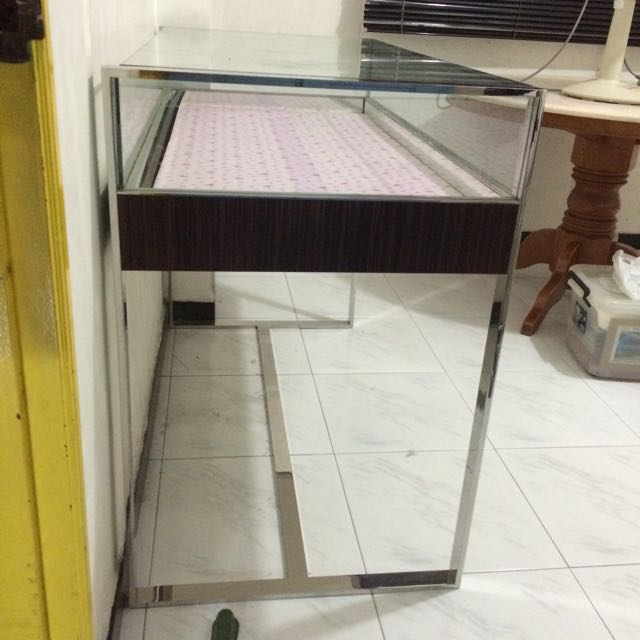 Glass Showcase Table, Furniture & Home Living, Furniture, Tables & Sets ...