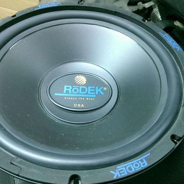 Rodek 12" Woofer SW-412, Cars on Carousell