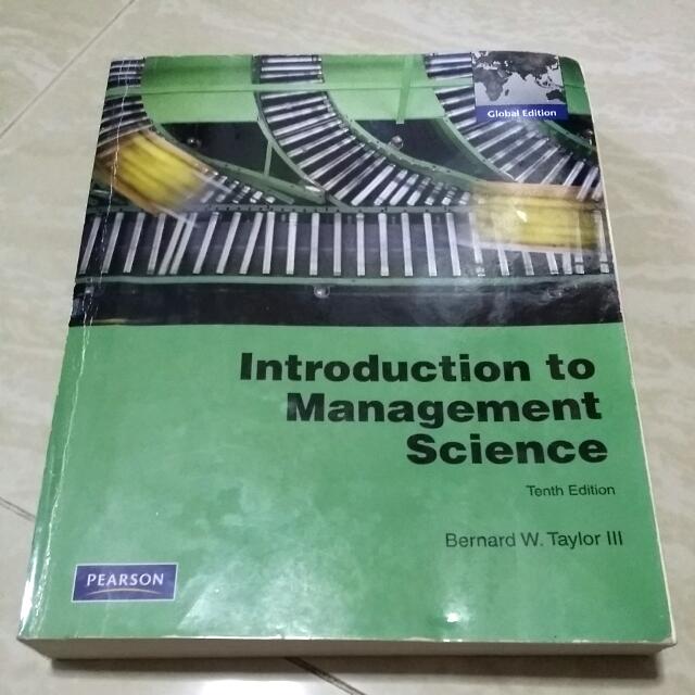 Introduction to Management Science, Hobbies & Toys, Books & Magazines ...