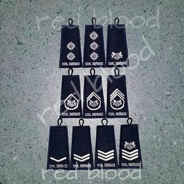 SCDF Rank Keychains, Hobbies & Toys, Stationery & Craft, Stationery ...