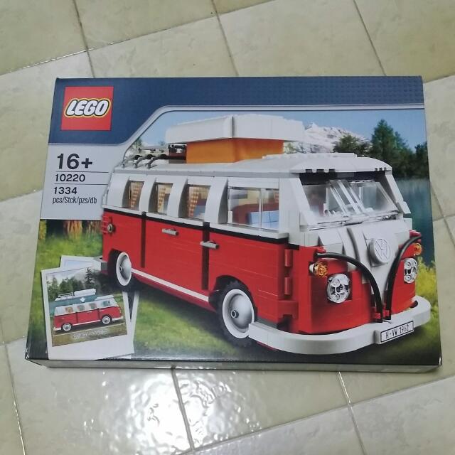 LEGO 10220 - Volkswagen T1 Camper Van by towkaynew Singapore SG50 Red ...